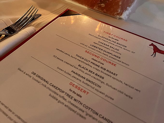 When a menu looks this good, you know the kitchen means serious business about your dinner.