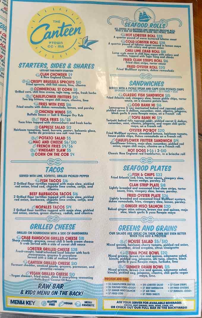 This menu reads like a love letter to creative seafood, with enough variety to keep you coming back all season.