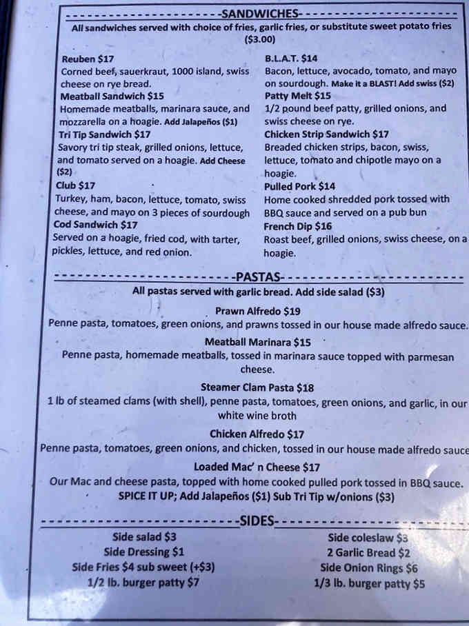 This menu reads like a greatest hits album of comfort food, each dish ready to rescue you from hunger.