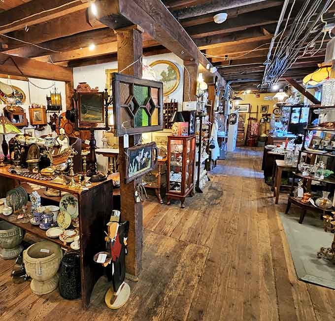 Those exposed beams and wooden floors have more character than most people you'll meet at parties.