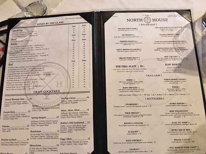 A menu that changes with the seasons means your taste buds never get bored with the same old routine.