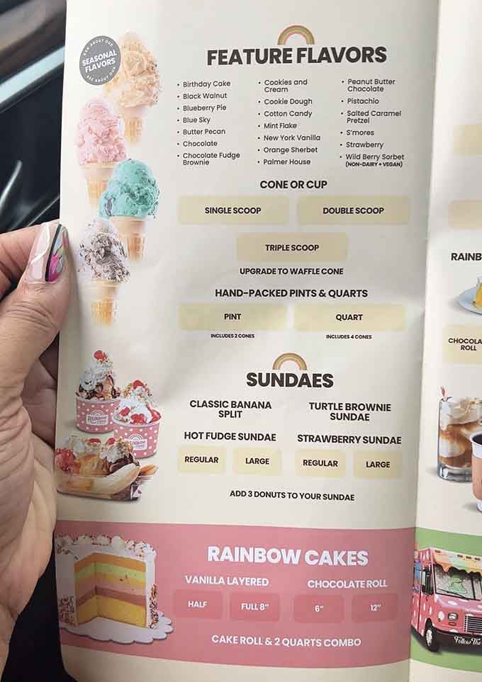 When a menu offers donut-topped sundaes, you know someone's been thinking outside the freezer case.
