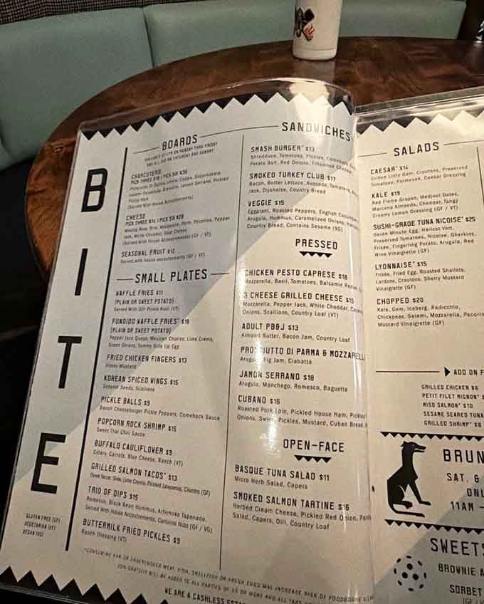 The menu reads like a greatest hits album, with enough variety to satisfy every craving imaginable.