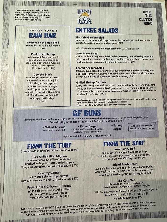 Captain John's Raw Bar promises fresh catches that'll make you question every landlocked dining decision you've made.