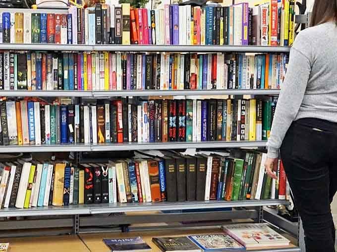 A bibliophile's budget-friendly paradise where hardcovers and paperbacks await their next chapter with you.