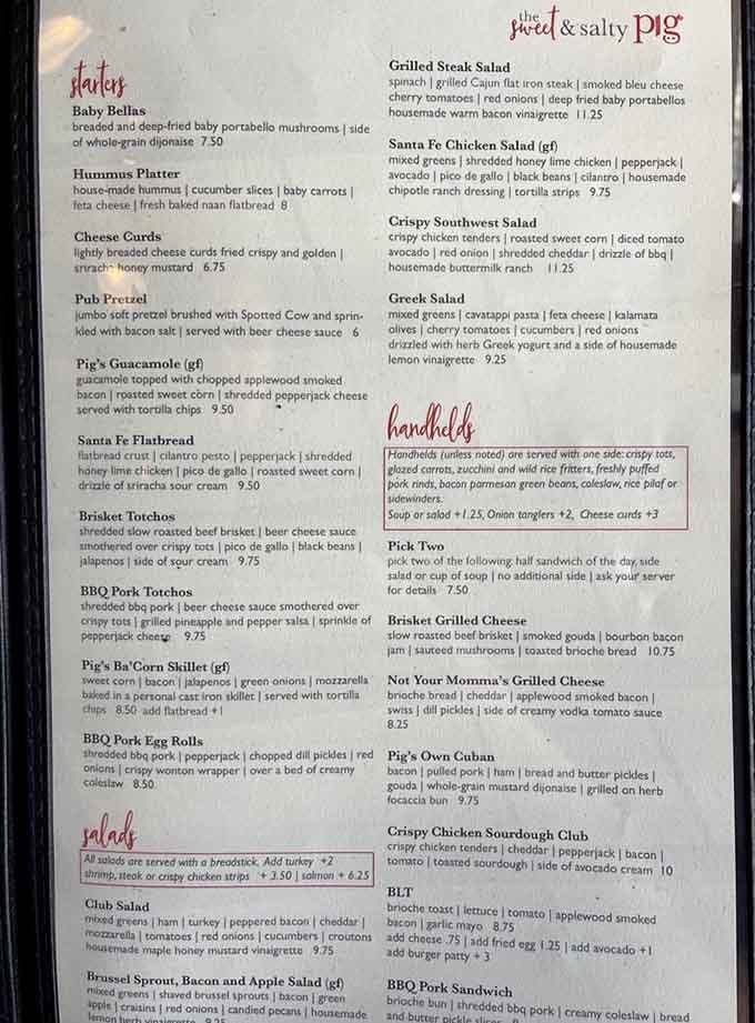This menu reads like a greatest hits album of breakfast creativity, with options that'll make decision-making delightfully difficult.