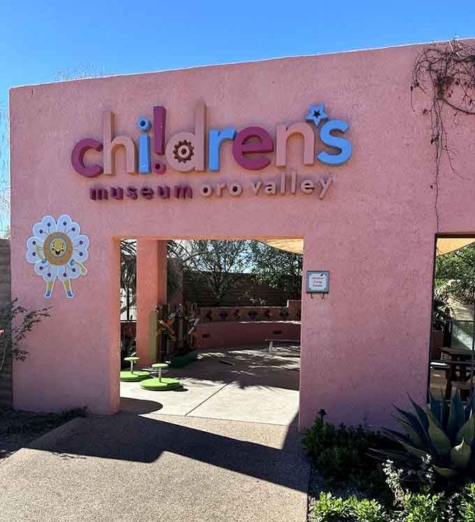 The Children's Museum Oro Valley entrance promises hands-on adventures where little explorers discover, learn, and play freely.