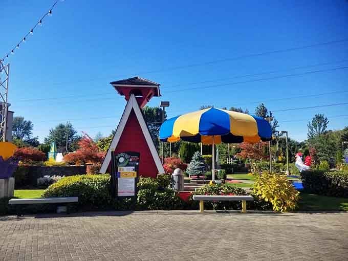 Even the entrance looks like it's having more fun than most people's entire weekend plans combined.