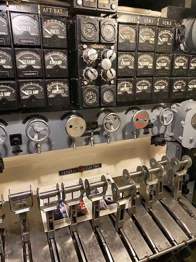 This control panel looks like it belongs in a Jules Verne novel, but it's all real.