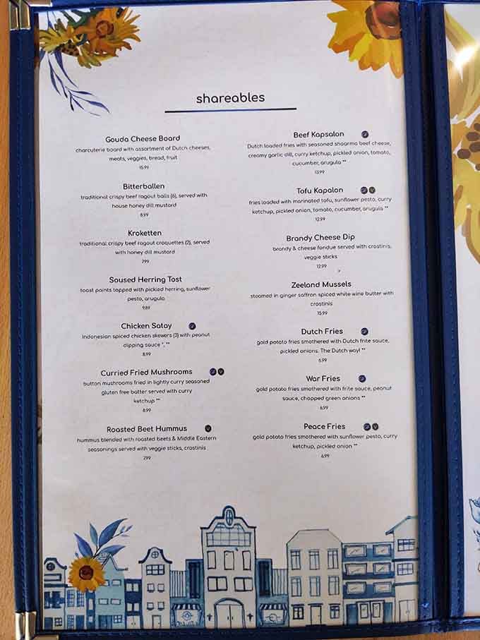 When a menu features both War Fries and Peace Fries, you know you're in for some seriously creative culinary diplomacy.