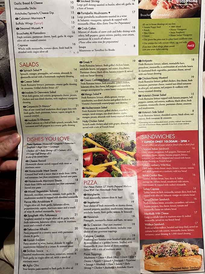 When the menu requires this much reading, you know you're in for multiple visits.