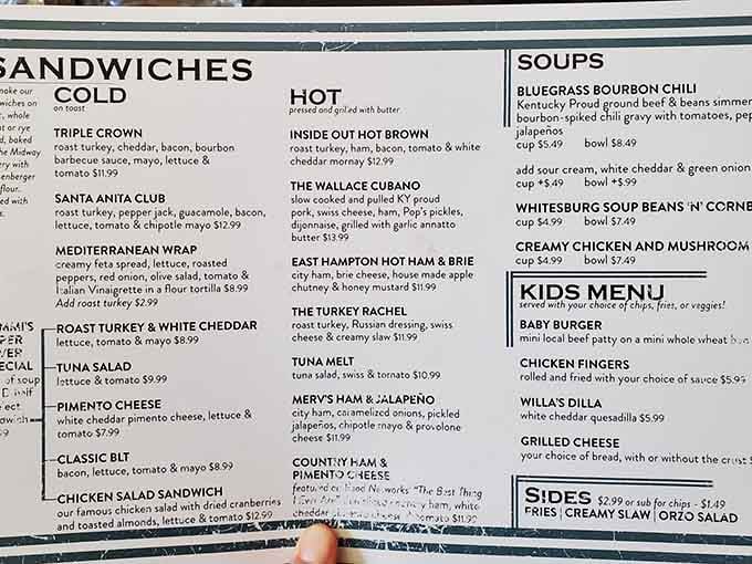 This menu reads like a greatest hits album, and trust me, there are no B-sides here.