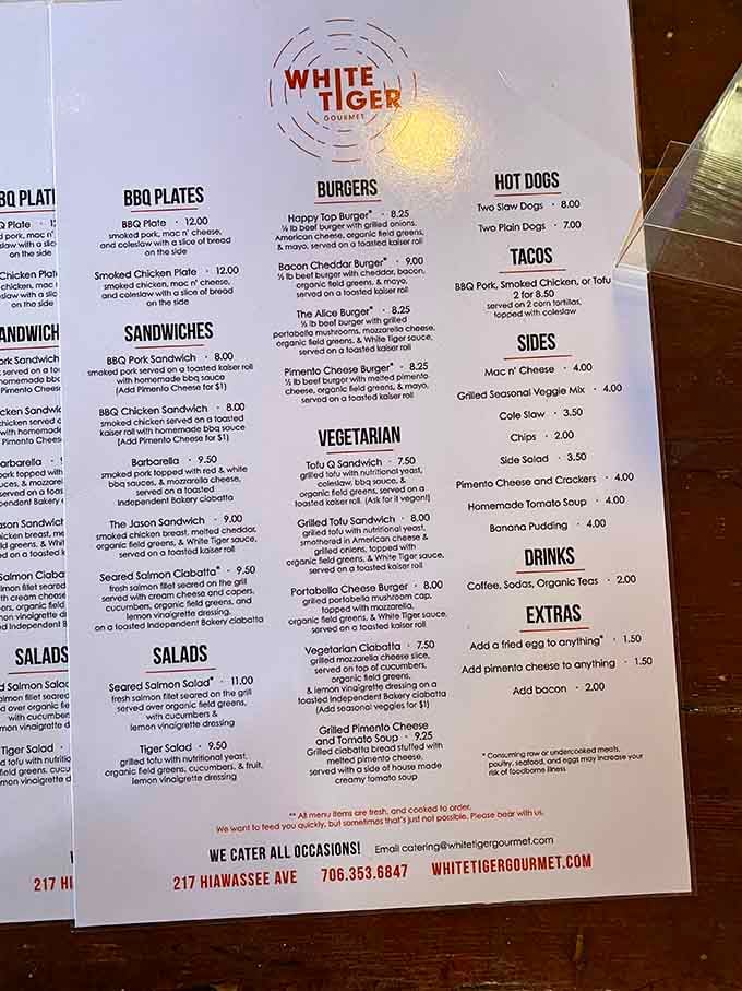 This menu reads like a love letter to comfort food with a creative twist and soul.