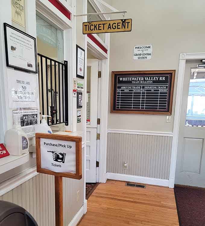 Step up to the ticket window where journeys start, no TSA lines or boarding groups required here.