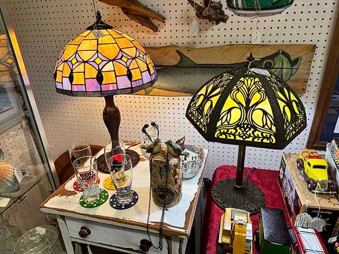 These Tiffany-style beauties cast the kind of warm glow that makes modern lighting feel cold.