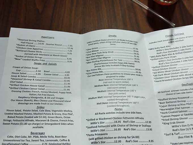 This menu offers both buffet and &agrave; la carte options, giving you the freedom to choose your own culinary adventure.