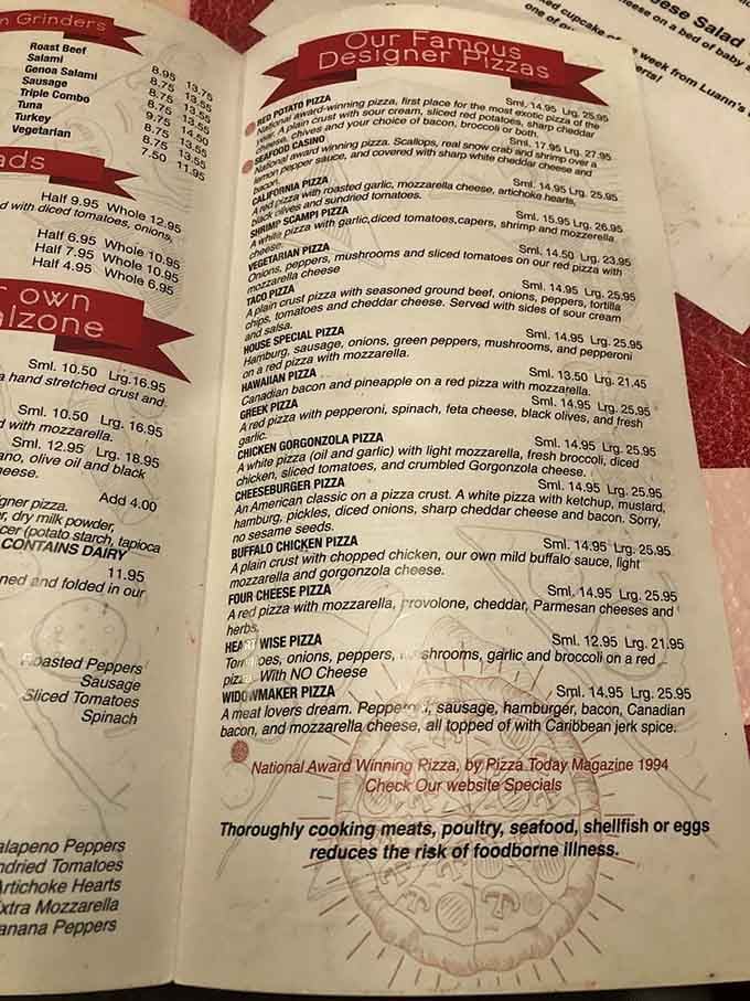 When your menu proudly displays a national award from Pizza Today Magazine, you've earned every bit of bragging rights.