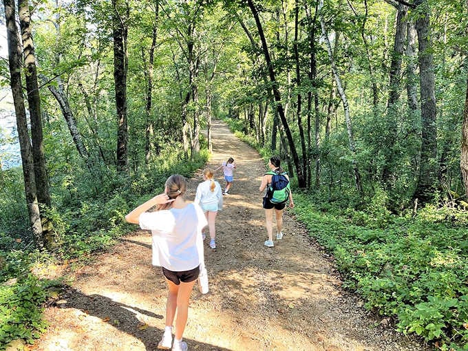 Trail walking with friends beats any treadmill, especially when the scenery looks like a postcard come alive.