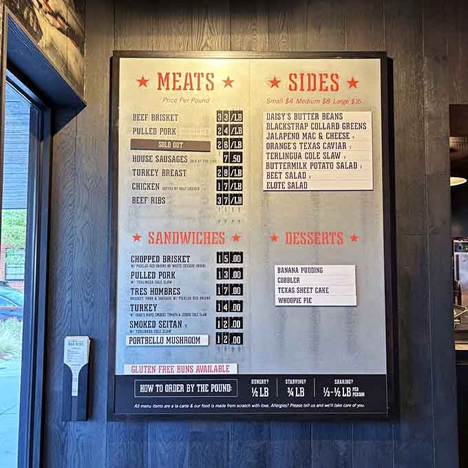 This menu board is basically a roadmap to happiness, with every destination more delicious than the last.