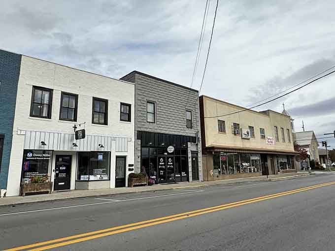 Simple storefronts hide remarkable treasures in this quiet downtown where every shop tells its own story.
