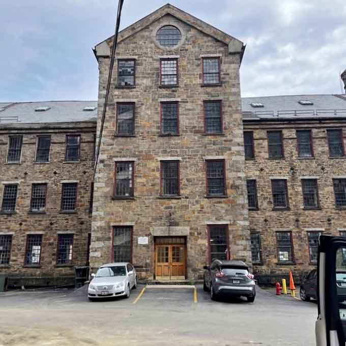 These historic stone walls have witnessed generations of industry, now housing antiques that tell stories of New England's past.
