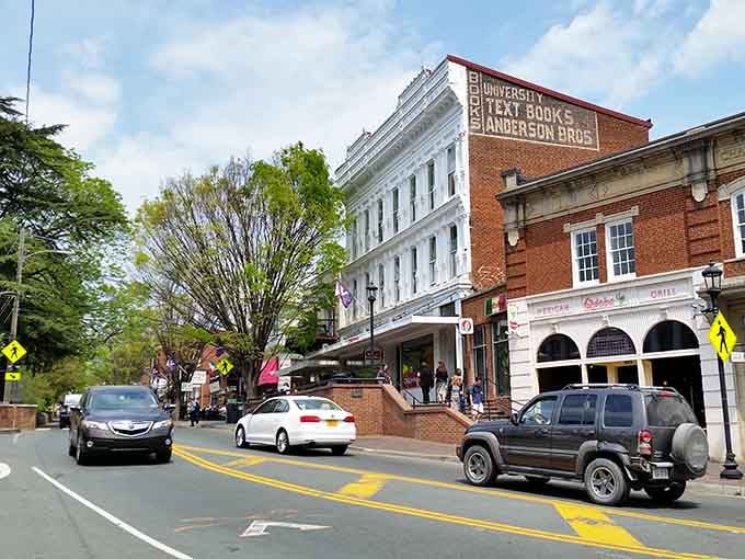 Classic storefronts and vintage signage remind you of when Main Street America meant something special to every community.