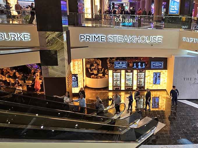 Casino dining reaches new heights when a celebrity chef brings prime cuts to the gaming floor below.