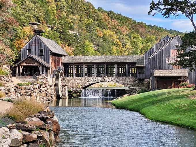 That old mill beside crystal streams looks like Thomas Kinkade painted it, except you can actually walk through this masterpiece.