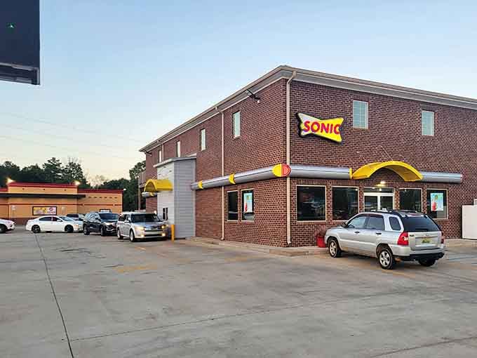 Small-town charm meets modern convenience in this brick building that's seen generations come and go with stories.