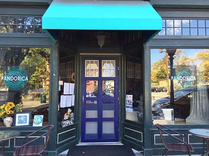 That TARDIS-blue door isn't just clever decoration&mdash;it's your portal to proper British pub fare in the Hudson Valley.