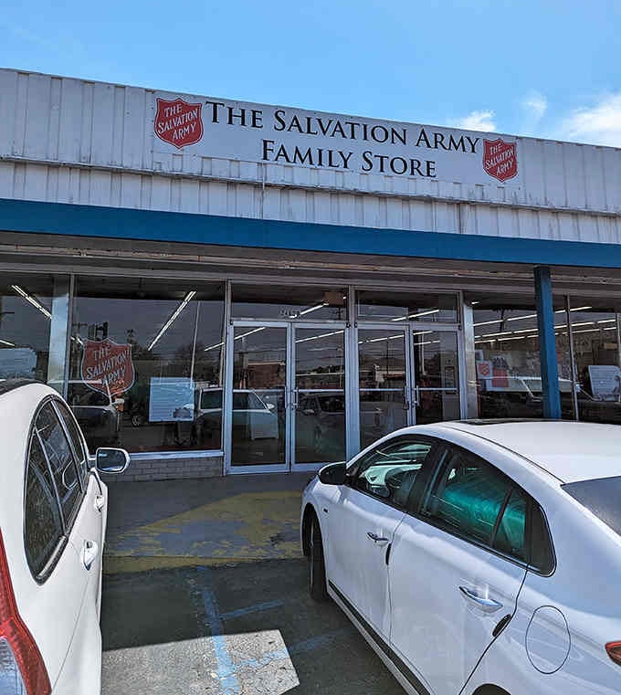 The iconic red shield promises good deals and even better karma for your shopping adventure.