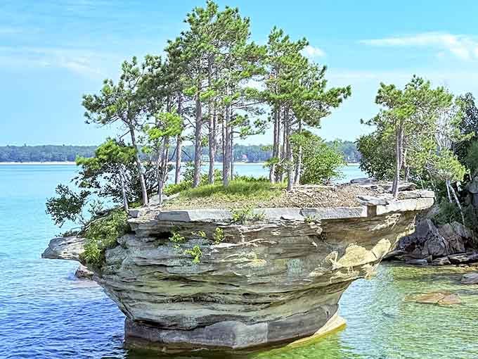 Mother Nature's balancing act looks impossible, yet this rock tower has stood firm for thousands of patient years.
