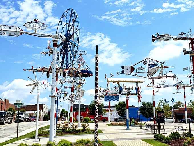 Welcome to the world's most joyful outdoor art gallery where wind becomes the curator.
