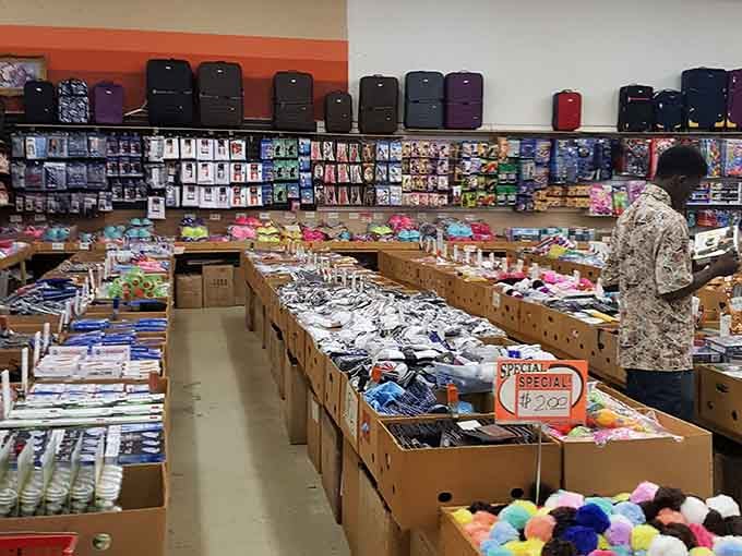 Organized aisles of everyday essentials prove that practical shopping doesn't have to mean boring shopping, friends.