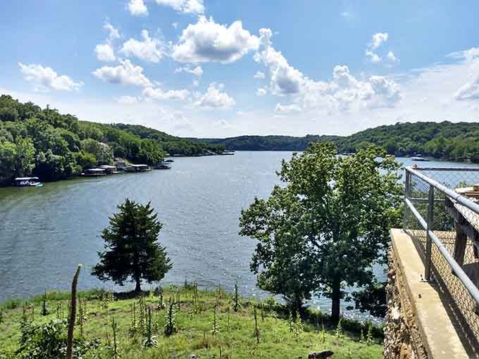 Emerald waters stretching into the distance remind you that Missouri's lake country competes with any coastal destination beautifully.