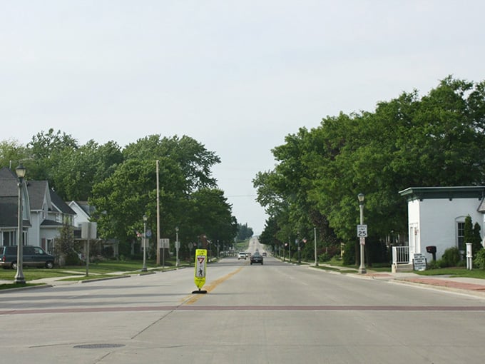 Chilton's tree-lined streets offer shade in summer and character year-round, completely free of charge every day.