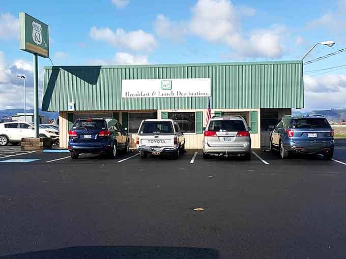 That full parking lot speaks louder than any advertisement ever could about what's cooking inside these walls.