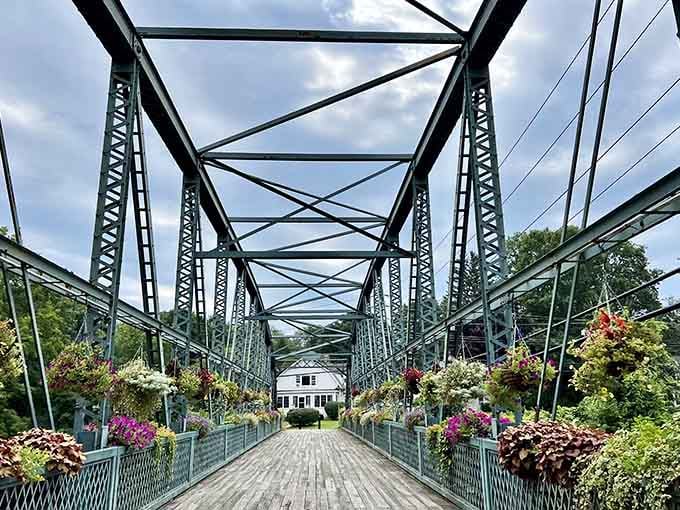 Walking under these cascading blooms feels like strolling through a Monet painting come to life overhead.
