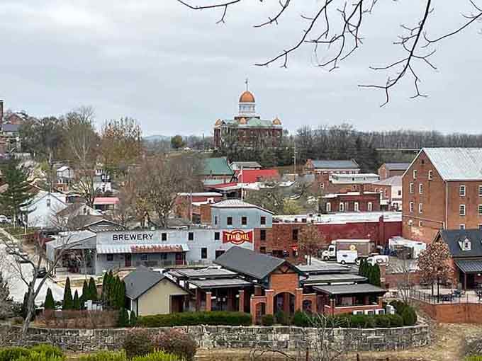 That golden dome rising above the rooftops catches your eye like a lighthouse guiding stressed-out souls to calmer waters.