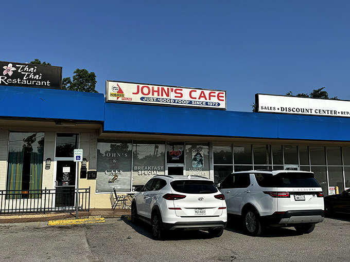 That blue awning has sheltered generations of hungry folks seeking comfort food and friendly faces in equal measure.