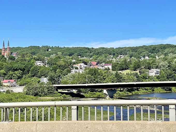 River views and rolling green hills provide a peaceful backdrop for this community that knows how to embrace nature.