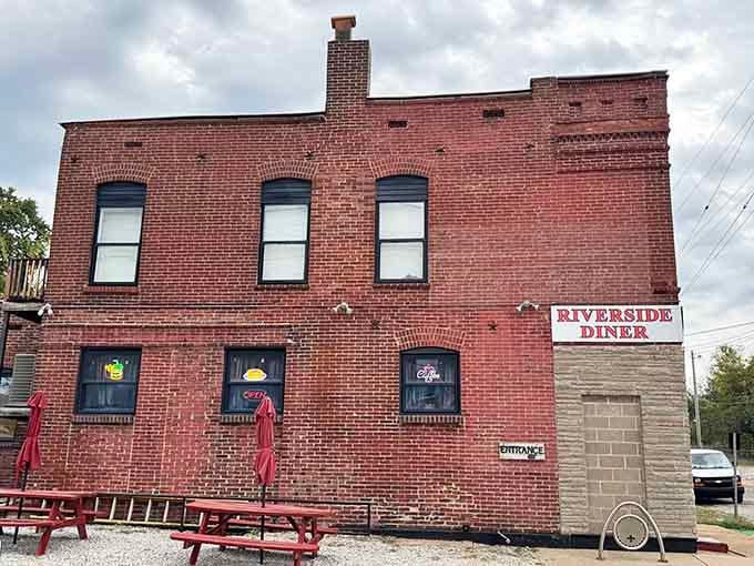 Those arched windows on the second floor have watched generations of diners enjoy comfort food in this timeless brick building.