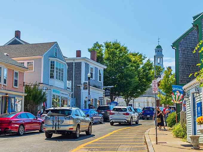 Classic New England at its finest&mdash;colorful buildings, church steeples, and that unmistakable seaside town energy that never gets old.