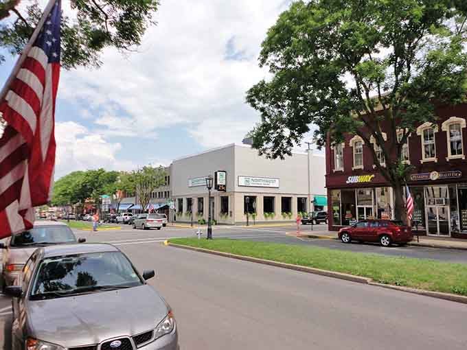 When the American flag waves over a town this charming, you know you've found something worth slowing down for.