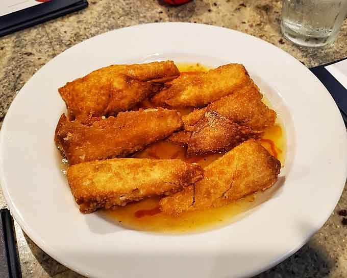 These golden beauties prove that lobster and egg rolls were always meant to find each other, destiny be darned.