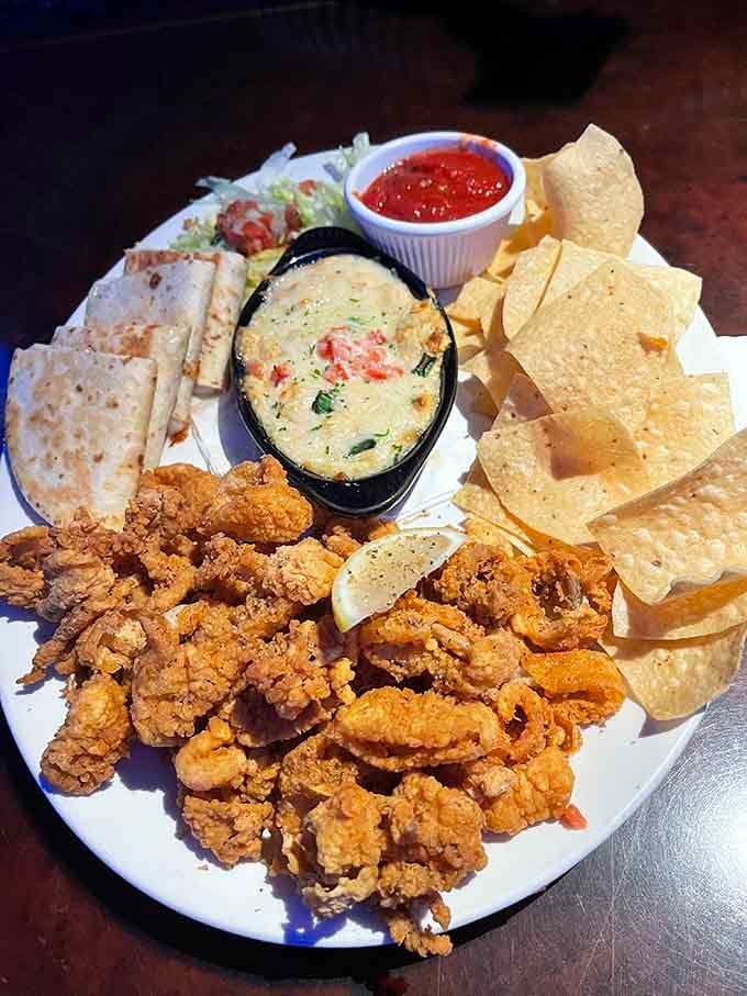 This platter brings the entire ocean to your table, minus the saltwater and questionable seaweed.