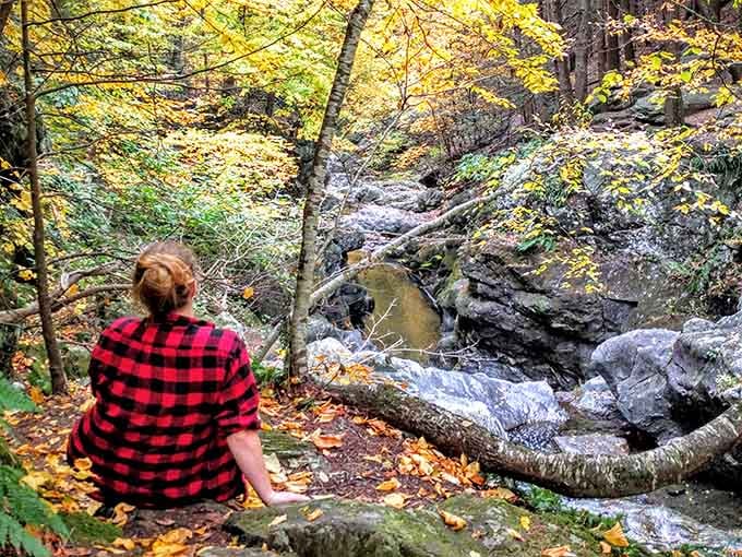 Sometimes you just need to sit by rushing water and contemplate absolutely nothing at all.