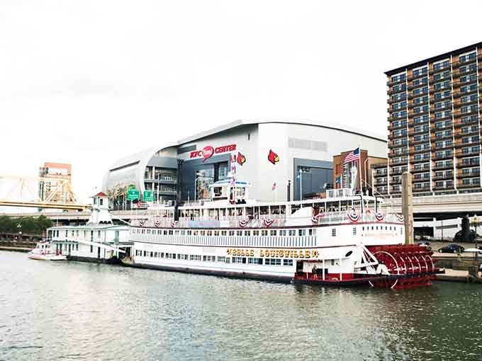 The KFC Yum! Center provides a modern backdrop to this timeless beauty, proving old and new can absolutely get along.