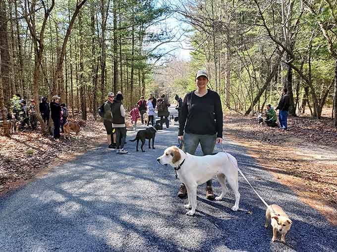 When even the dogs are having this much fun on the trails, you know you've found the right spot.