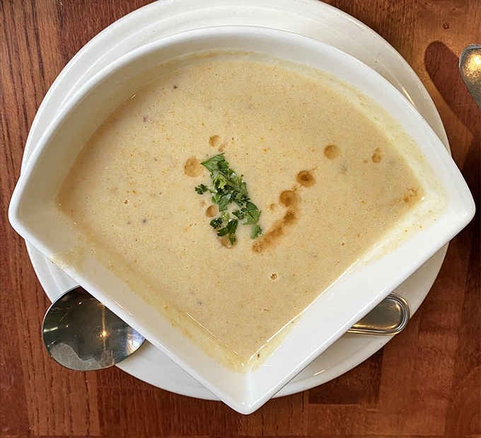 She-crab soup so rich and creamy, it'll make you question every other soup you've ever loved.